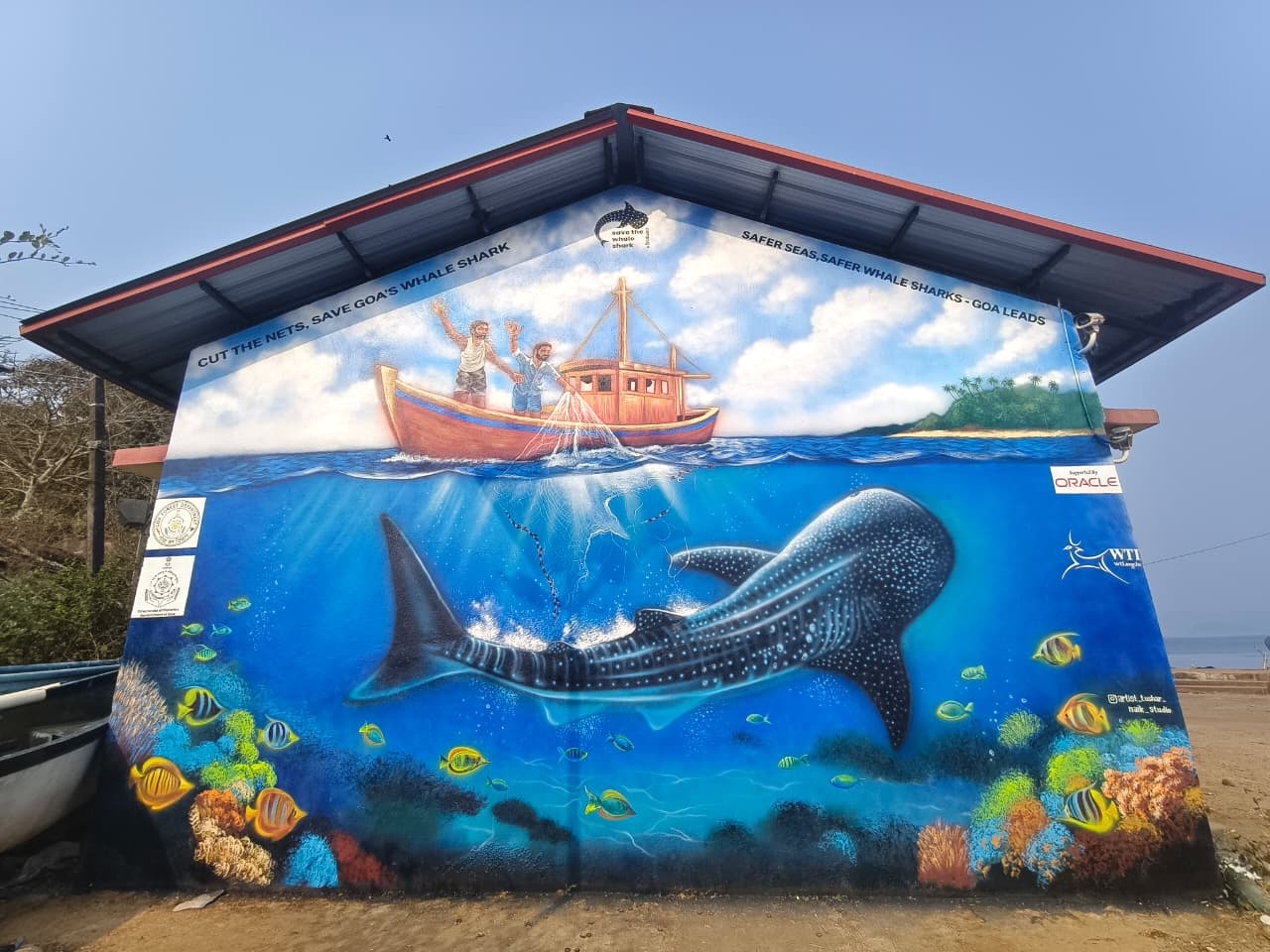 Art for Conservation: WTI drives whale shark conservation awareness ...